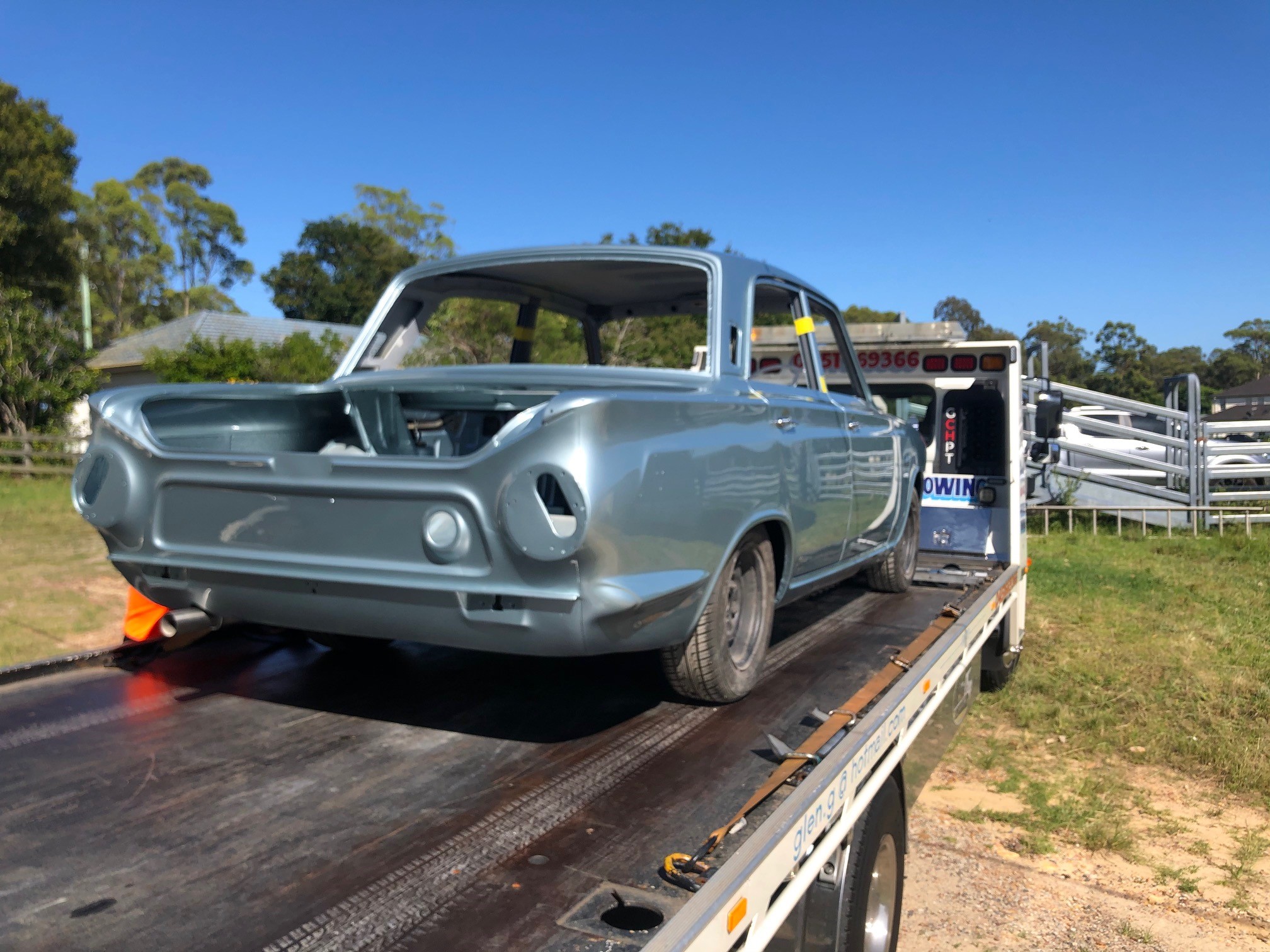 Off to the trimmers | Greg's Cortina Mk1 GT Build